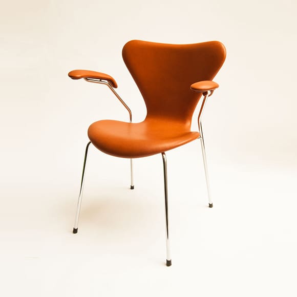 Scandesign Classic | Seven Chair Model 3207, Set of 6 armchairs
