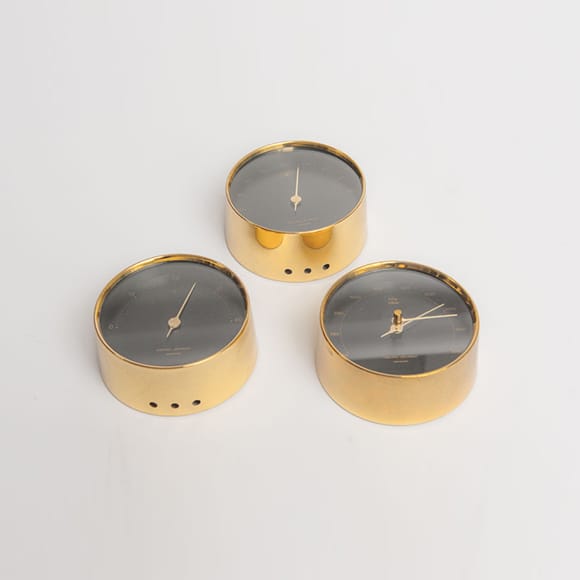 Scandesign Classic | Weather station, 3 pieces, brass